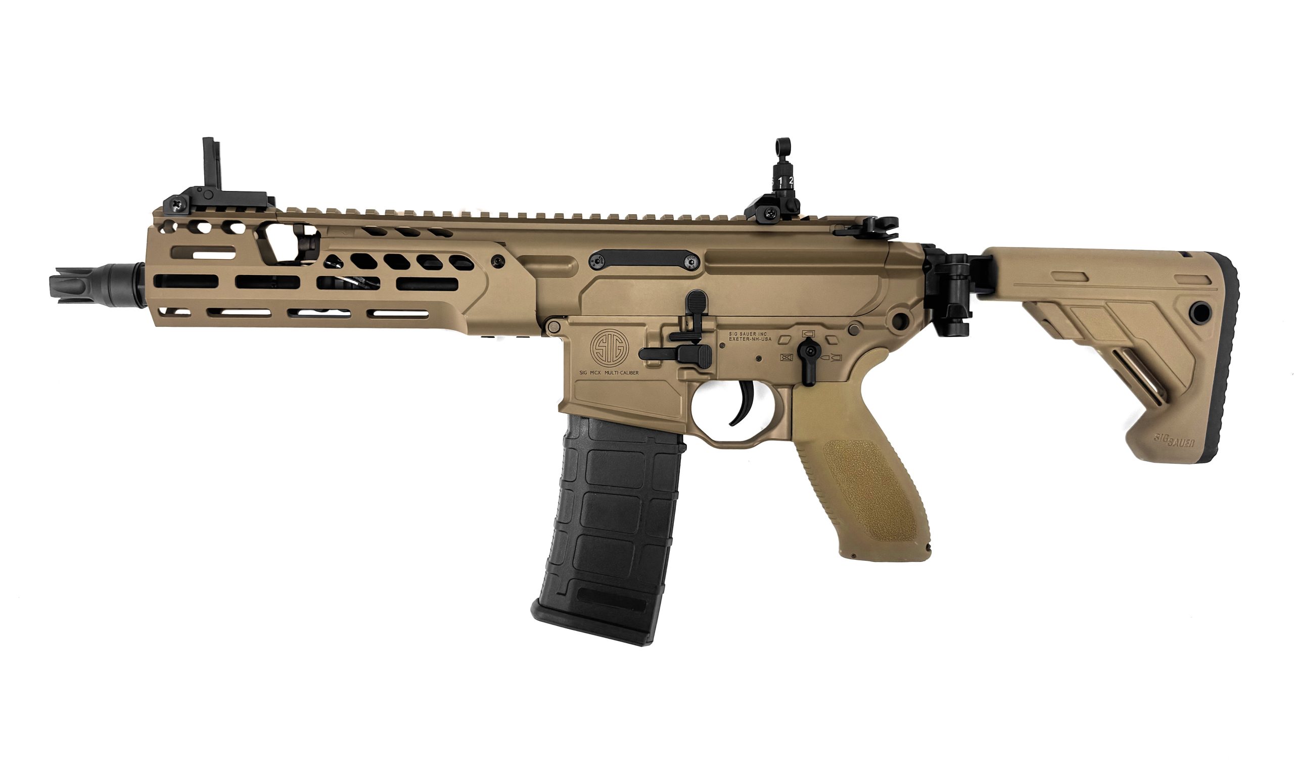 SIG MCX 8'' - Quick Change Spring System +ETU, FULL METAL, FDE ...